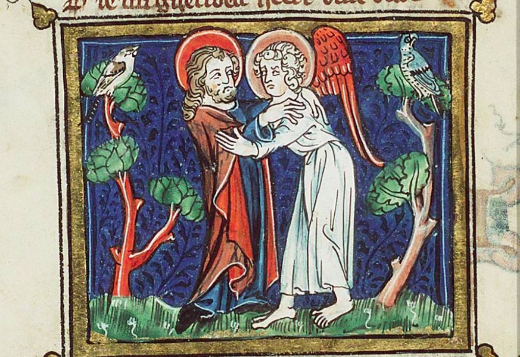 Jacob wrestles with the angel | Dominicana