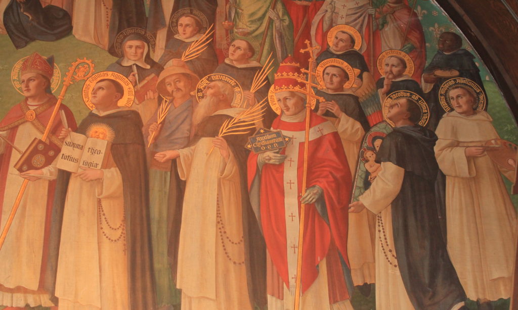 DHS saints mural | Dominicana