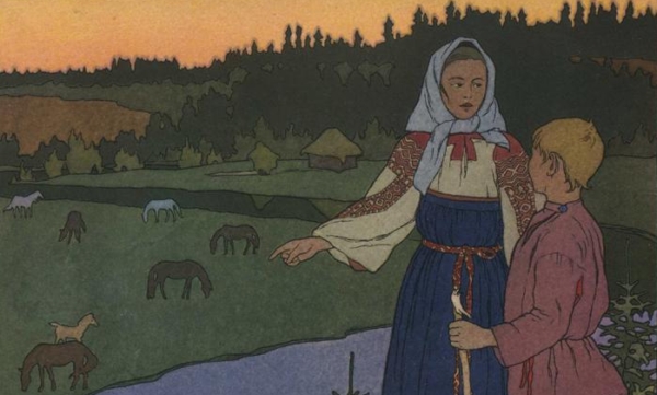 illustration-for-the-russian-fairy-story-sister-alyonushka-and-brother ...